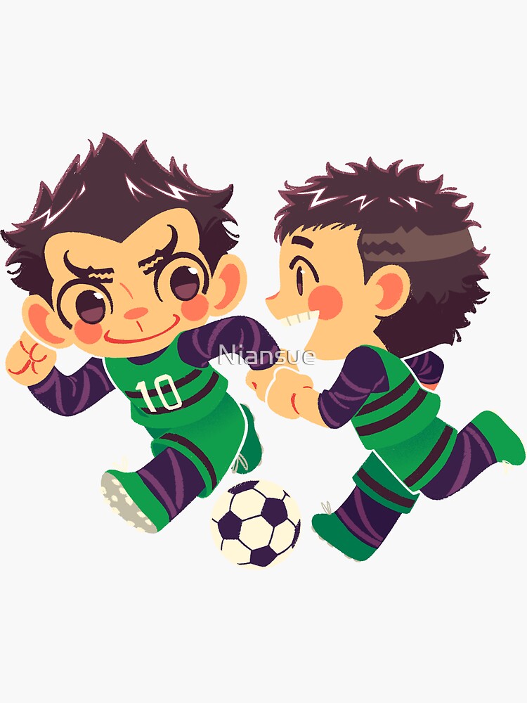 "Blue Lock - Wanima Brothers" Sticker for Sale by Niansue | Redbubble