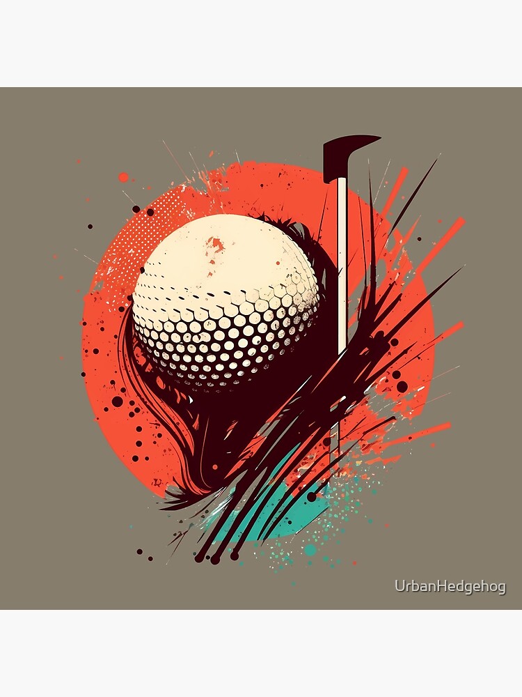 "Golf theme" Art Board Print for Sale by UrbanHedgehog | Redbubble
