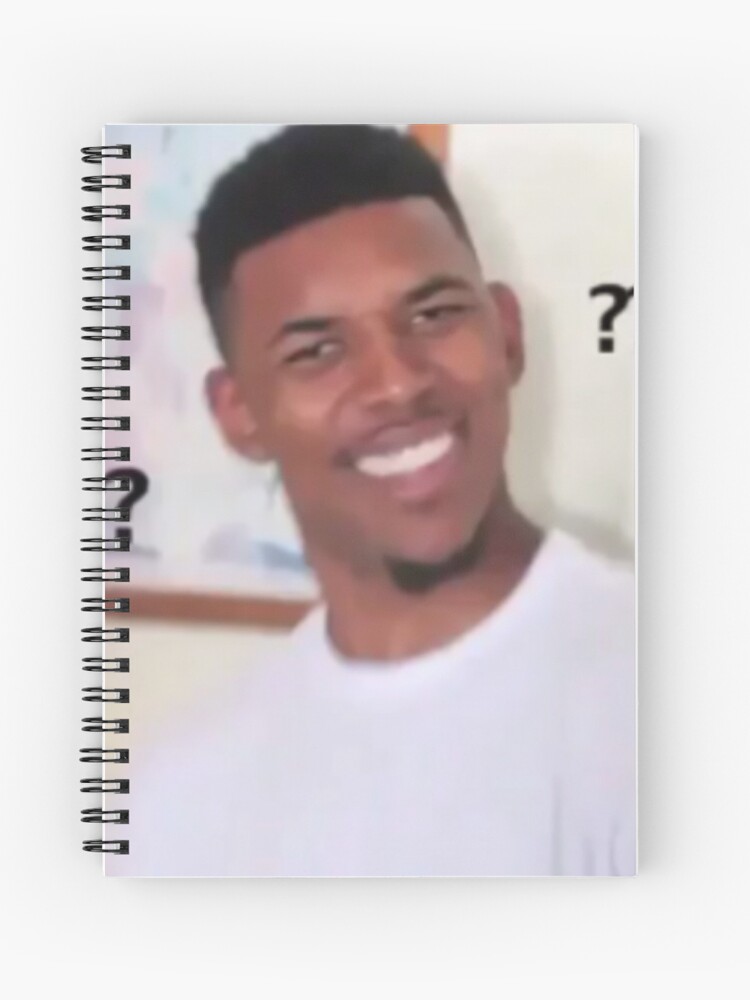 Confused guy meme" Spiral Notebook for Sale by Carou | Redbubble