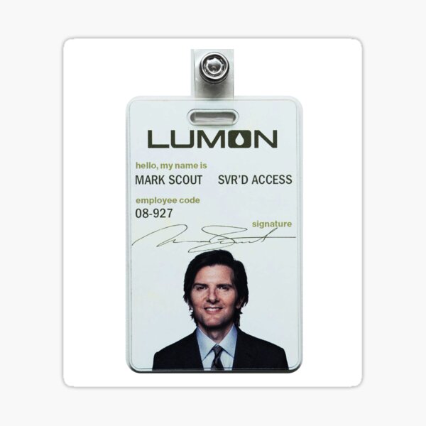 "Severance series lumon industries MARK SCOUT Badge fan works graphic ...