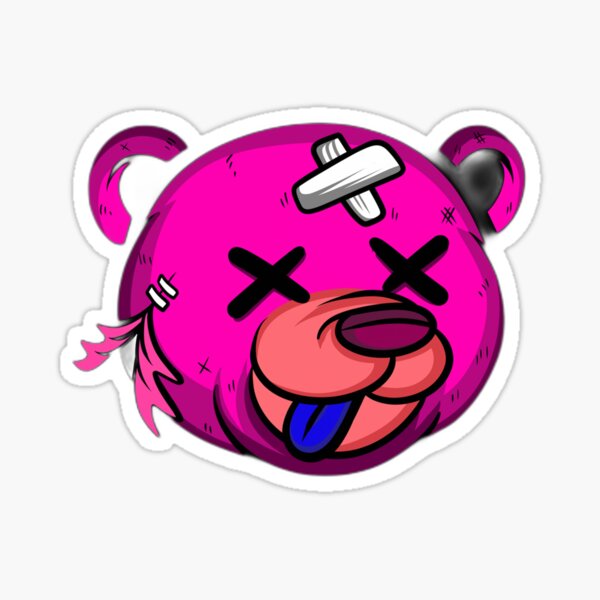 "dead bear cartoon" Sticker for Sale by lastboutique | Redbubble