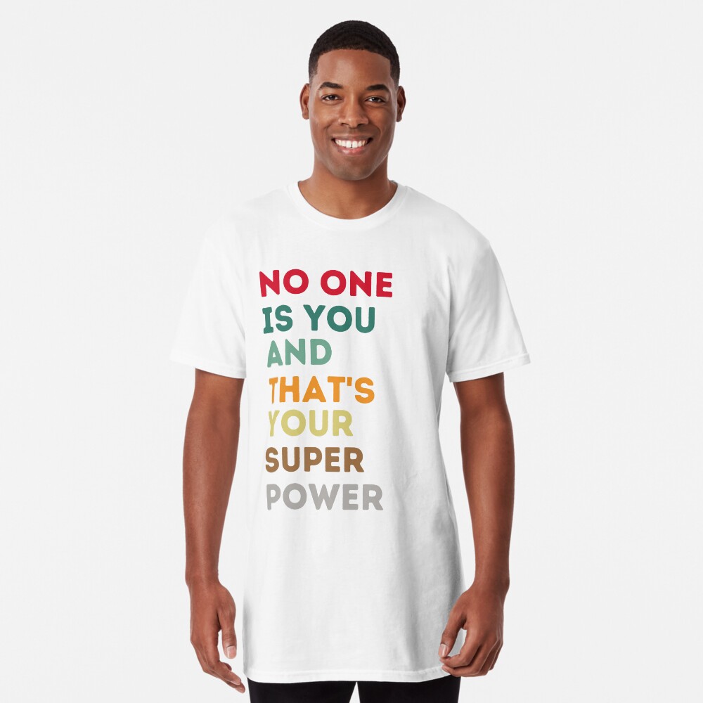 "No one is you and that's your super power" Sticker for Sale by ...