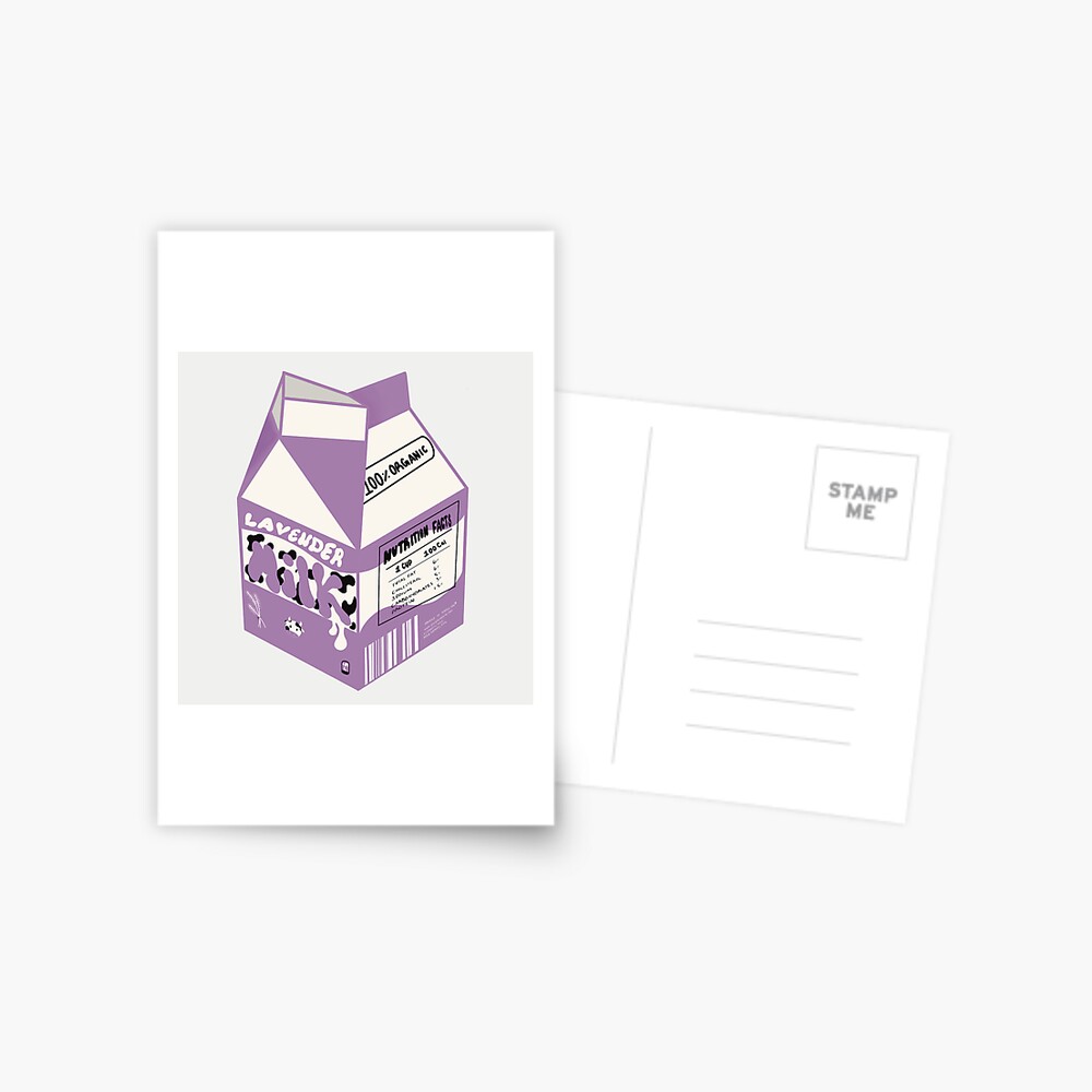 "Purple Milk Carton" Sticker for Sale by vaquita1 | Redbubble