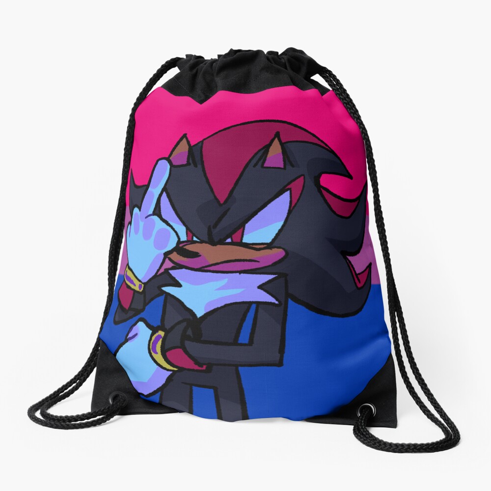 "bisexual flag shadow flipping off your enemies" Sticker for Sale by ...