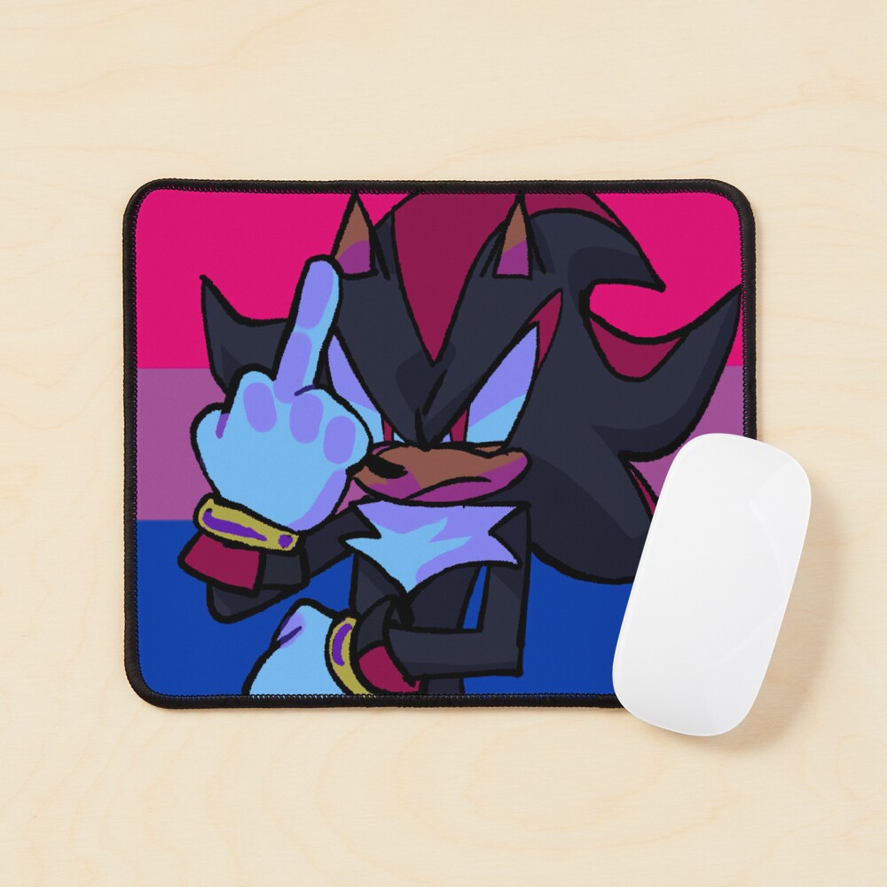 "bisexual flag shadow flipping off your enemies" Sticker for Sale by ...