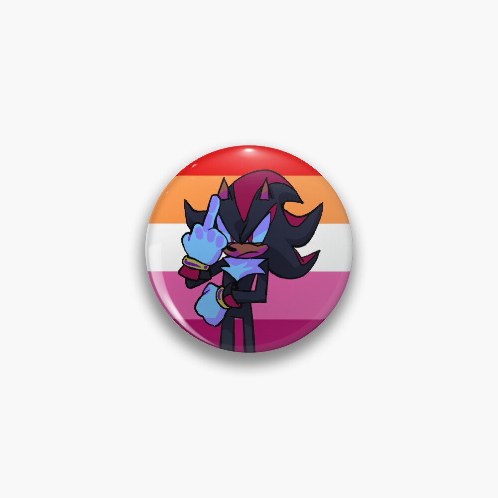 "lesbian flag shadow flipping off your enemies" Sticker for Sale by ...