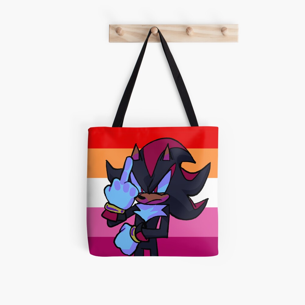 "lesbian flag shadow flipping off your enemies" Sticker for Sale by ...