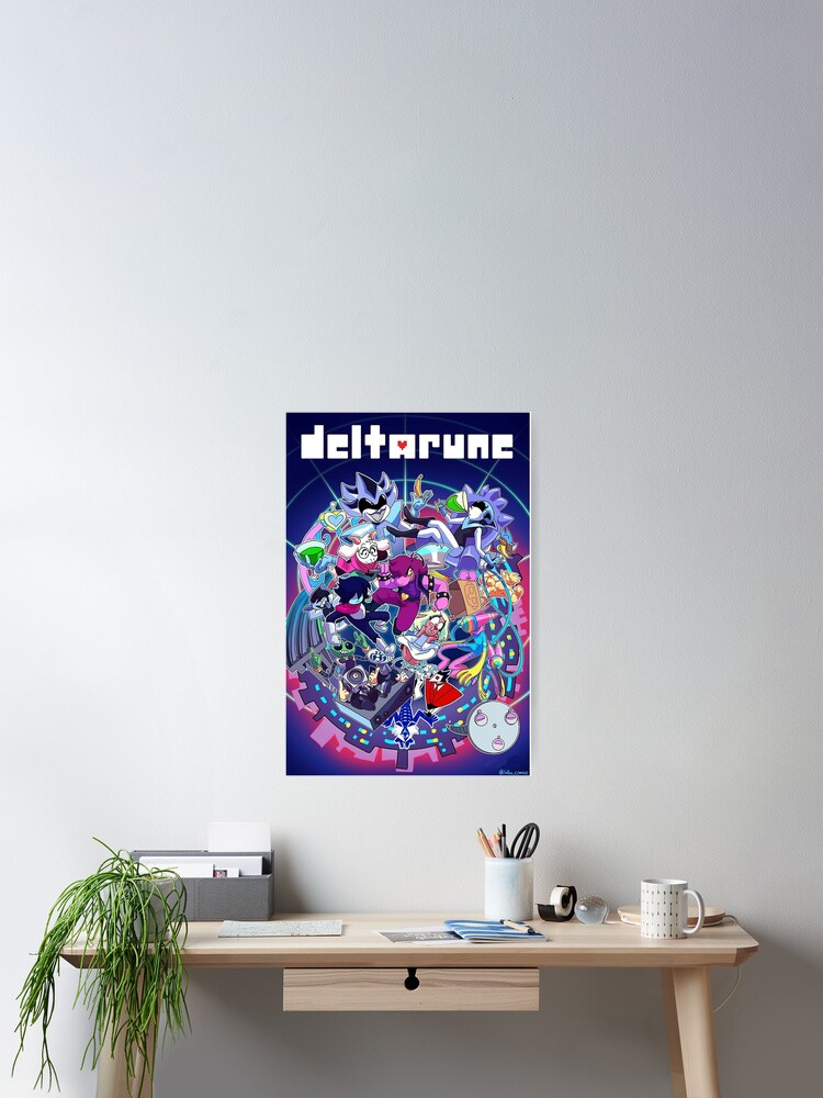 "DELTARUNE chapter 2 Poster" Poster for Sale by sophiejashing | Redbubble