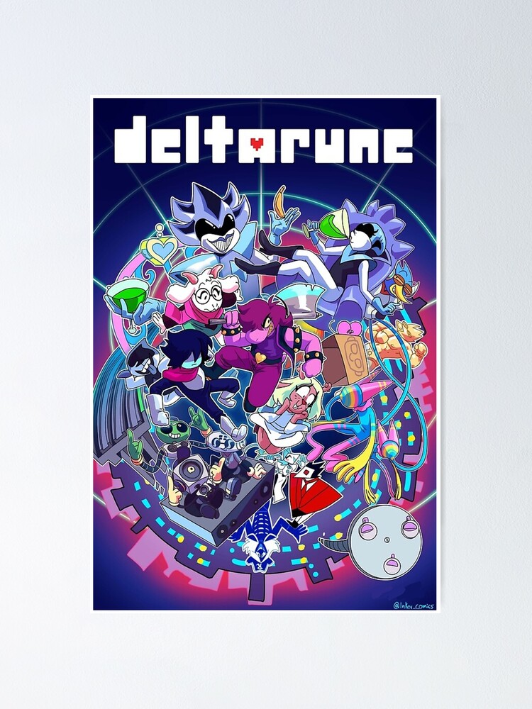 "DELTARUNE chapter 2 Poster" Poster for Sale by sophiejashing | Redbubble