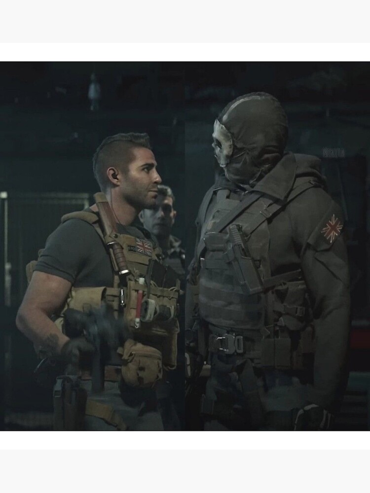 "simon riley john mactavish " Poster for Sale by STAYOKBRAND | Redbubble