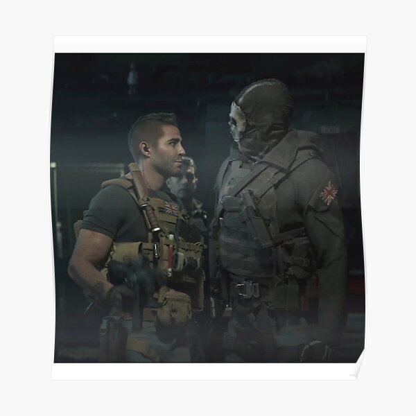 "simon riley john mactavish " Poster for Sale by STAYOKBRAND | Redbubble