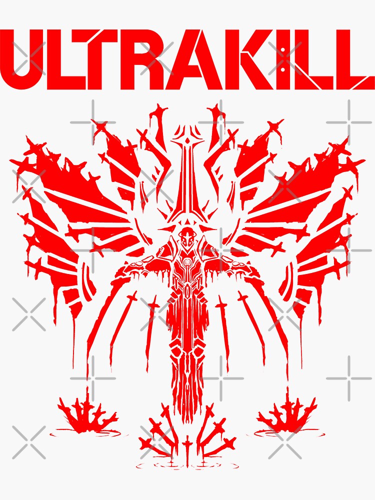 "Ultrakill, Ultrakill Gabriel, Gabriel Ultrakill" Sticker for Sale by ...
