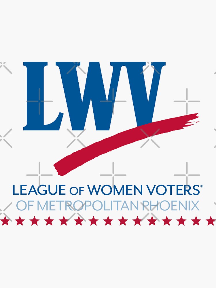 "LWV Metro Phoenix (star logo)" Sticker for Sale by LWVMetroPhoenix ...