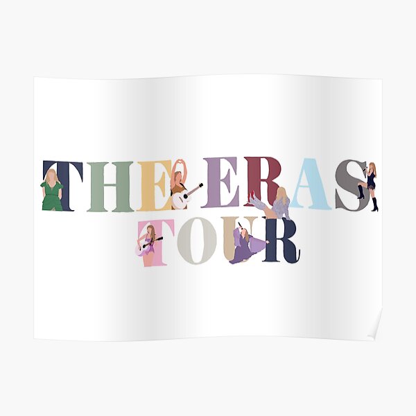 "Taylor Swift the Eras Tour art V2" Poster for Sale by nerfie | Redbubble