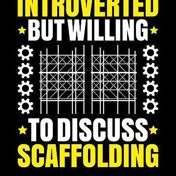 "Scaffolder Scaffolding Scaffold Builder Staging" Sticker for Sale by ...