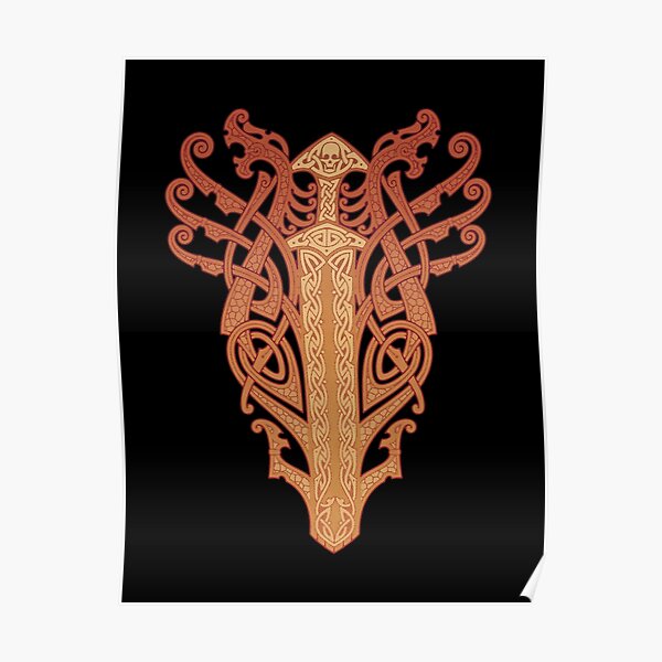 "SURTR'S SWORD" Poster by RAIDHO | Redbubble