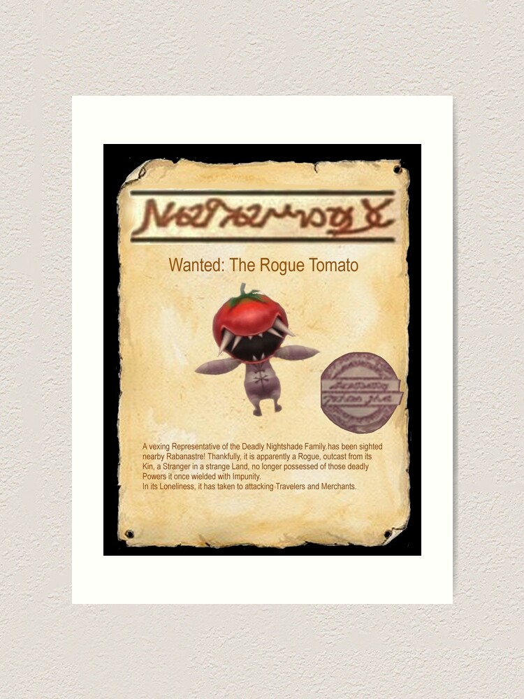 "Final Fantasy XII - The Rogue Tomato Poster" Art Print for Sale by ...