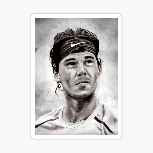 "Rafael Nadal" Sticker by Juanjetover | Redbubble