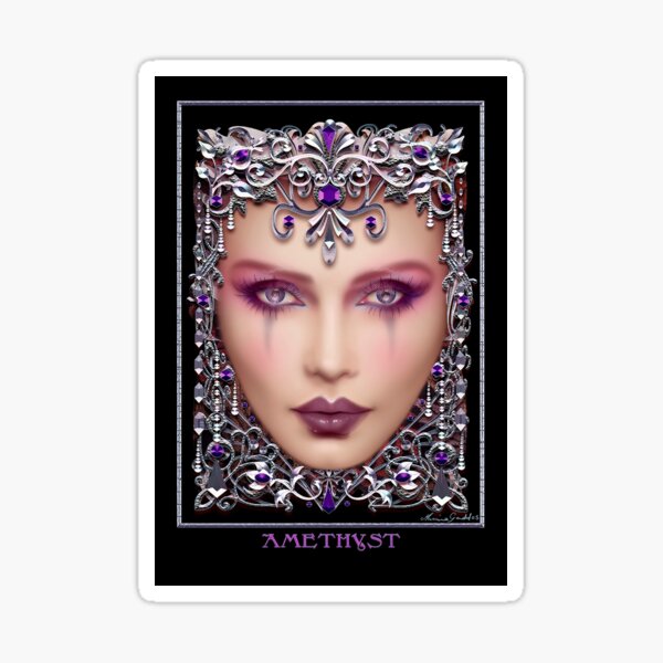 "Amethyst by Maxine Gadd" Sticker for Sale by Maxine Gadd | Redbubble