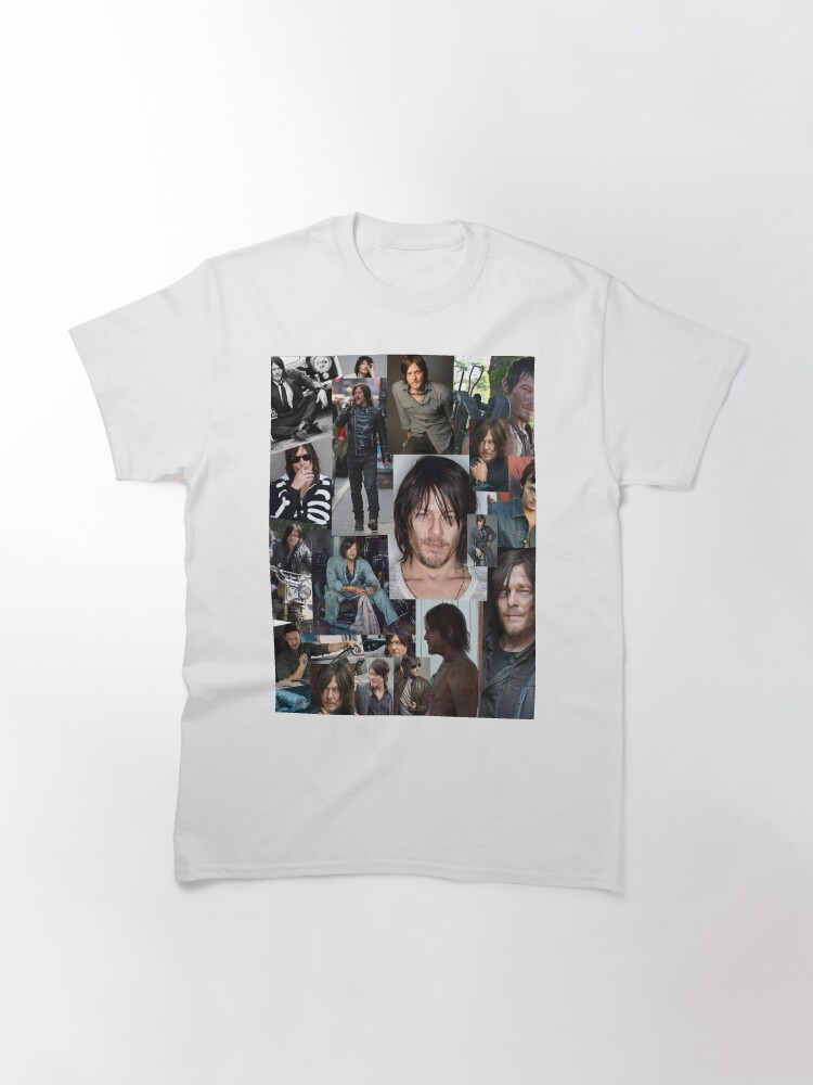 "Norman Reedus Fan Made Assorted Random Photo Collage" Classic T-Shirt ...