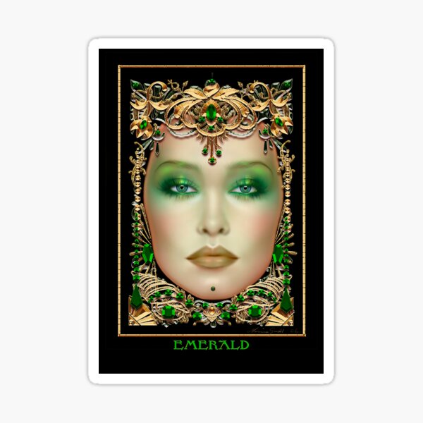 "Emerald by Maxine Gadd " Sticker for Sale by Maxine Gadd | Redbubble
