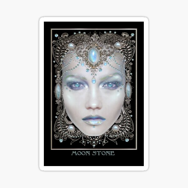 "Moonstone by Maxine Gadd " Sticker for Sale by Maxine Gadd | Redbubble