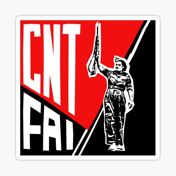 "CNT FAI" Sticker for Sale by sirglennbo | Redbubble