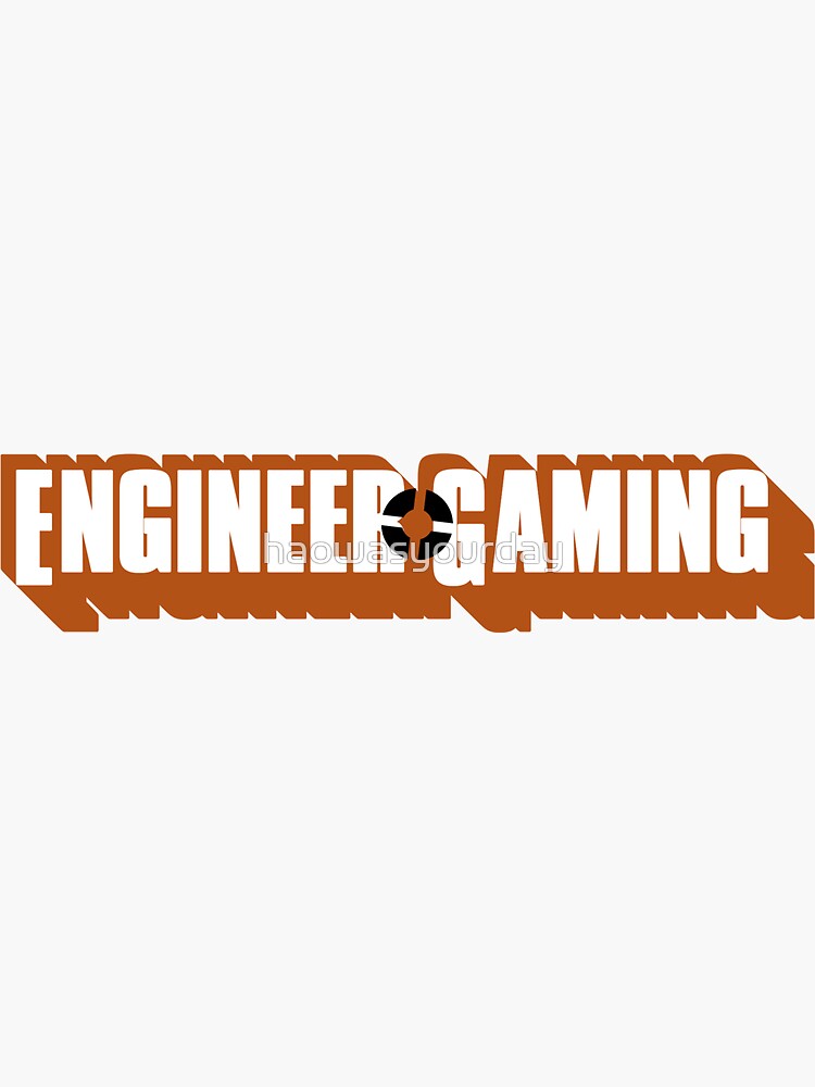 "Engineer Gaming Logo" Sticker for Sale by haowasyourday | Redbubble
