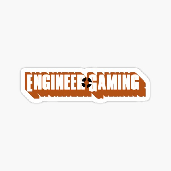 "Engineer Gaming Logo" Sticker for Sale by haowasyourday | Redbubble