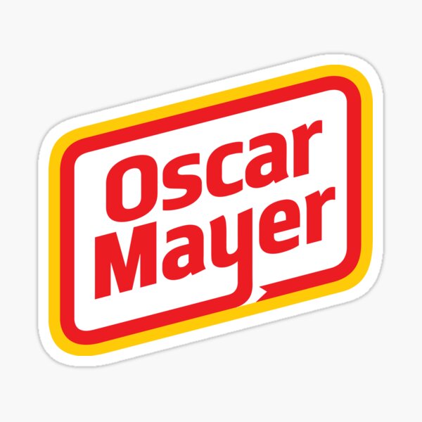 "magnificent oscar mayer 1 Charlotte " Sticker for Sale by Eric D ...