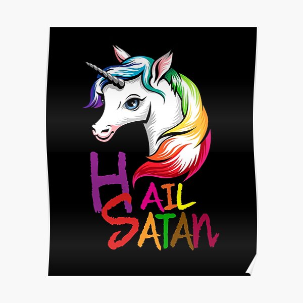 Hail Satan Posters | Redbubble
