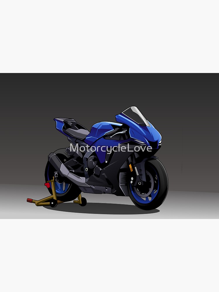 "Yamaha R1" Sticker for Sale by MotorcycleLove | Redbubble