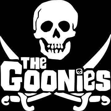 "The Goonies Logo White - Classic Gift LWC " Sticker for Sale by ...