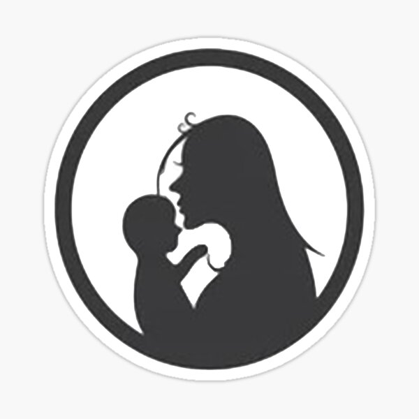 "motherhood day " Sticker for Sale by CodeCrush | Redbubble