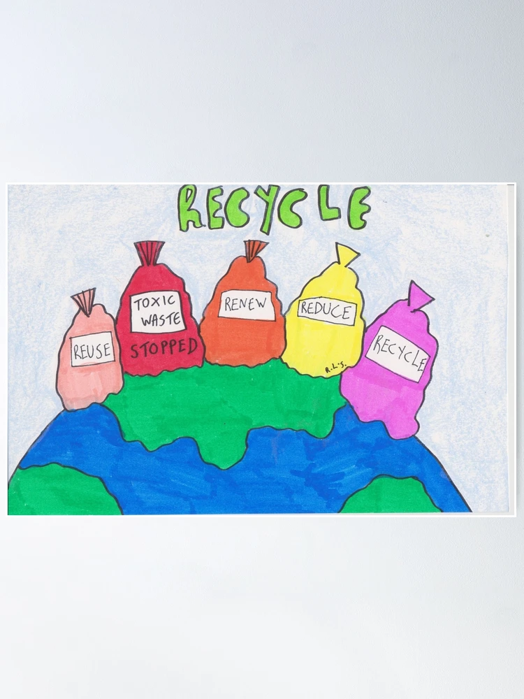 Reduce Reuse Recycle Posters For Kids