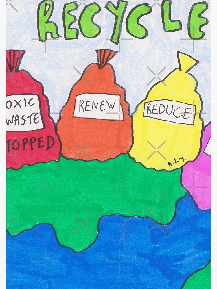 Reduce Reuse Recycle Drawings For Kids