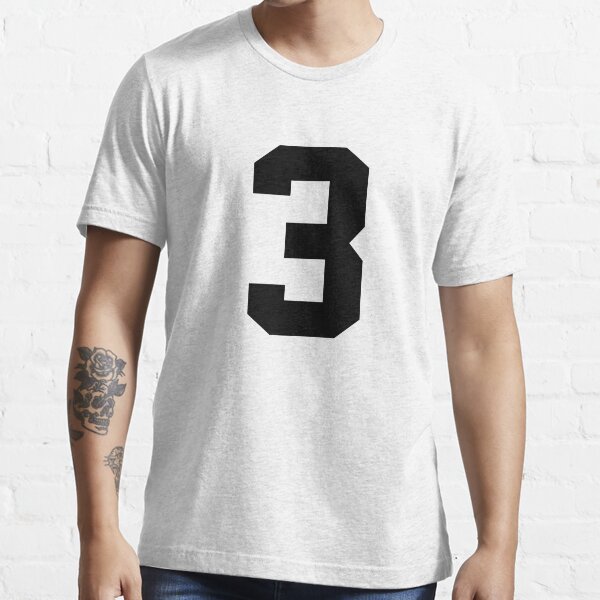 "3. Just the number three on shirts and stuff." T-shirt for Sale by ...