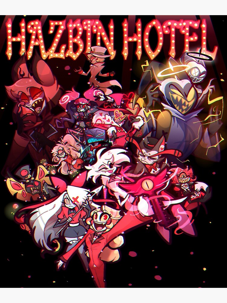 "hazbin hotel" Poster for Sale by kinnebrewzz | Redbubble