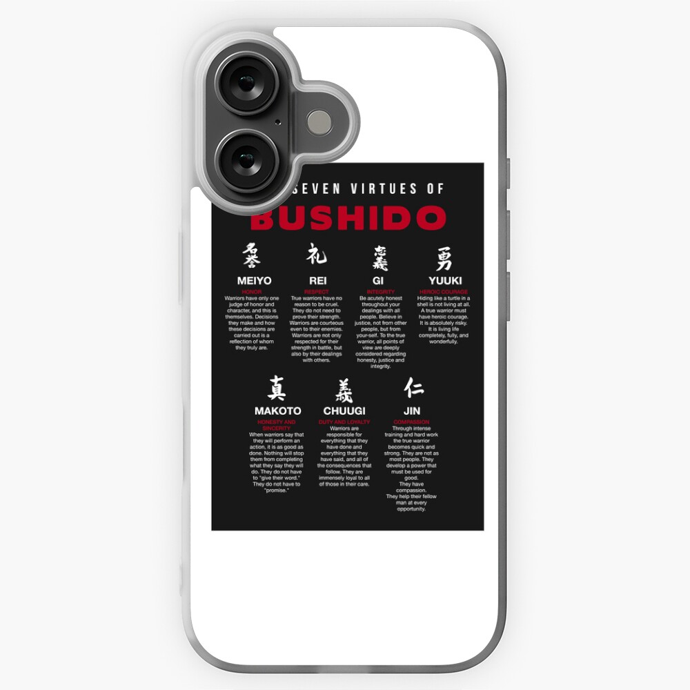 "The Seven Virtues Of Bushido Japan Samurai Japanese Warrior Principles ...