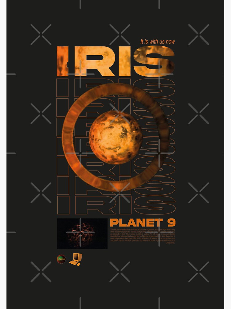 "IRIS graphic planetary design / Gemini Home Entertainment " Sticker ...
