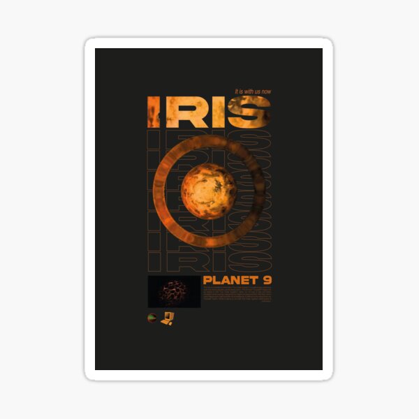 "IRIS graphic planetary design / Gemini Home Entertainment " Sticker ...