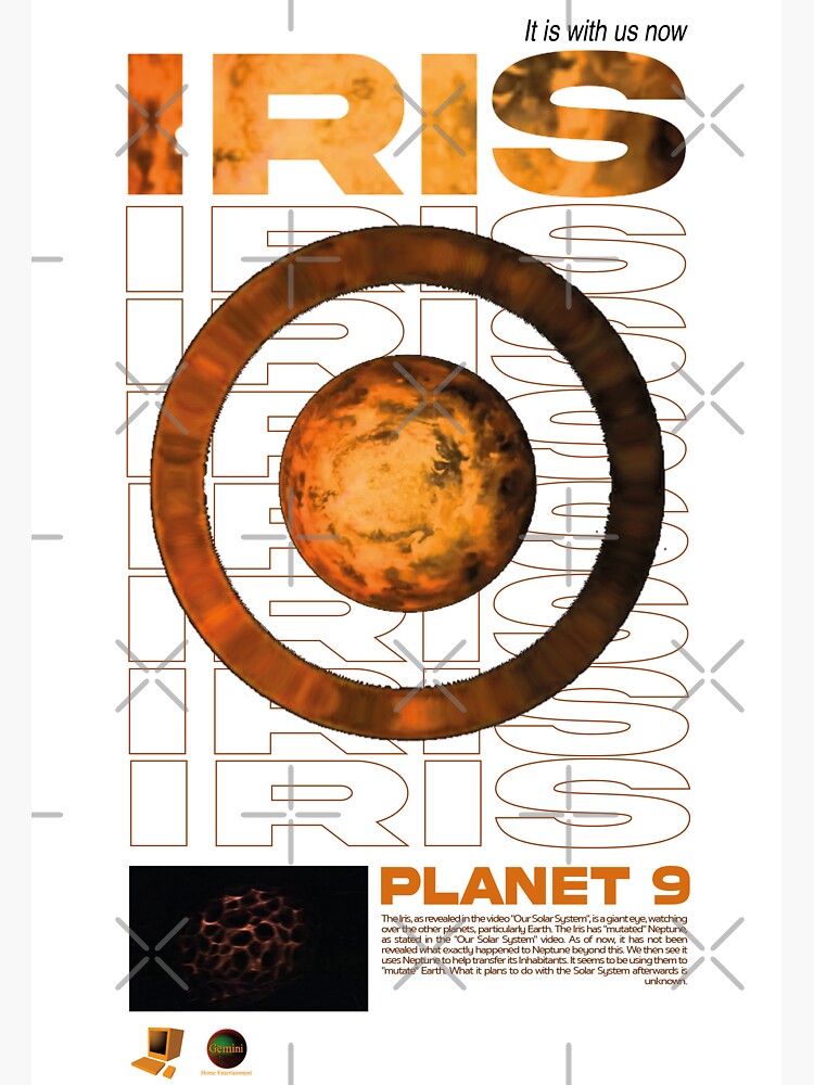 "IRIS (White) graphic planetary design / Gemini Home Entertainment ...