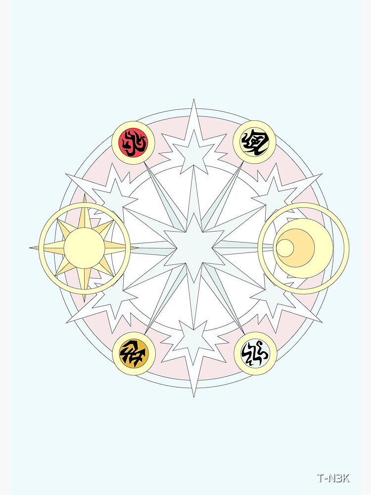 "Sakura Clear Card Arc Magic Circle" Spiral Notebook for Sale by T-N3K ...