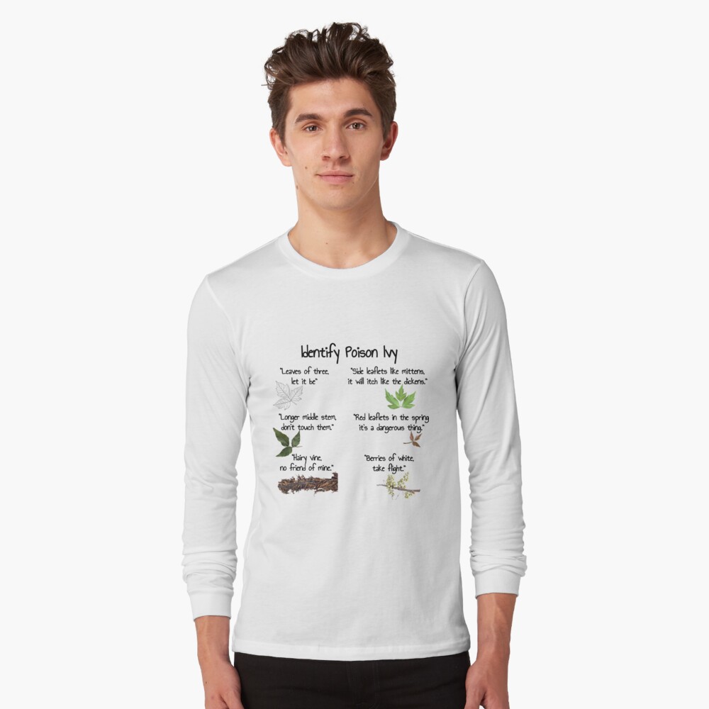 "Identify poison ivy plant | Poison Ivy Rhyme | Camping Shirt ...