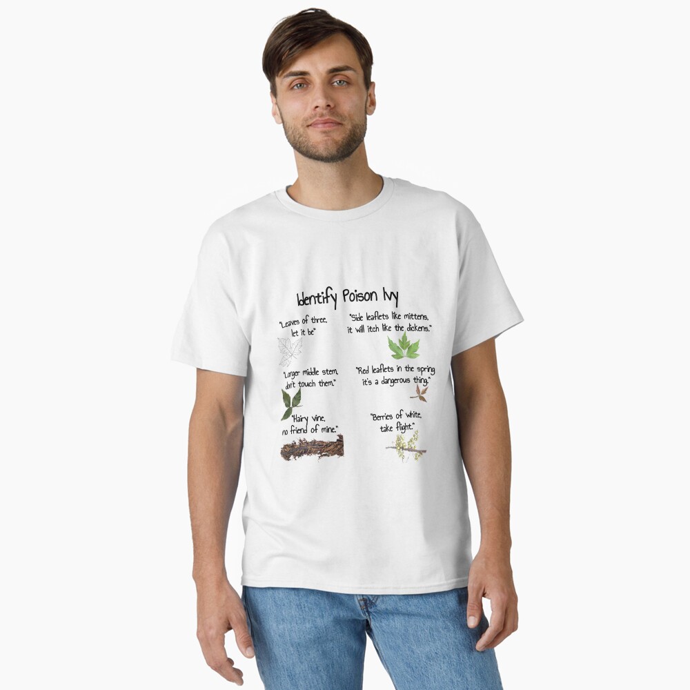 "Identify poison ivy plant | Poison Ivy Rhyme | Camping Shirt ...