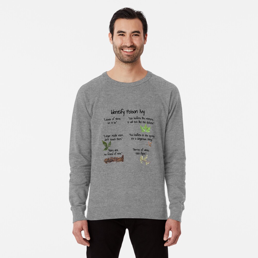 "Identify poison ivy plant | Poison Ivy Rhyme | Camping Shirt ...