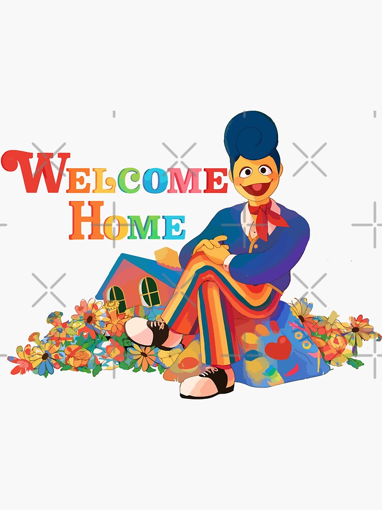 "Welcome Home - Wally Darling" Sticker for Sale by ZUSE-YADIN | Redbubble