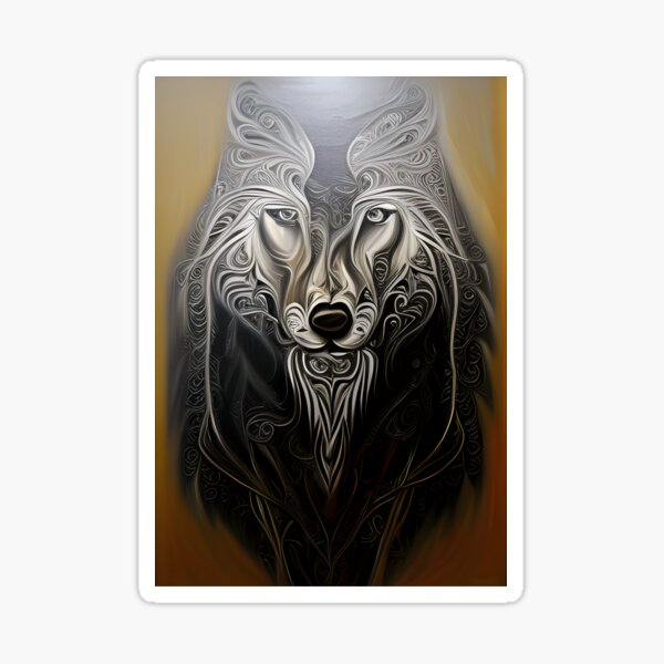 "The Artistic Vision of the Sigma Wolf Illustration [AI generated, AI ...