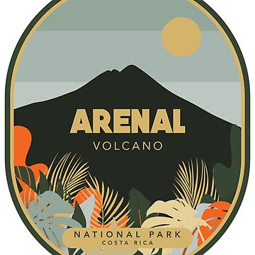 "Arenal Volcano National Park - Costa Rica" Sticker for Sale by ...
