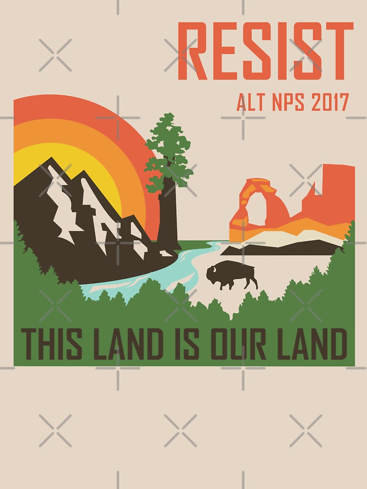 "Support ALT NPS" T-shirt for Sale by moosewop | Redbubble | resist t ...